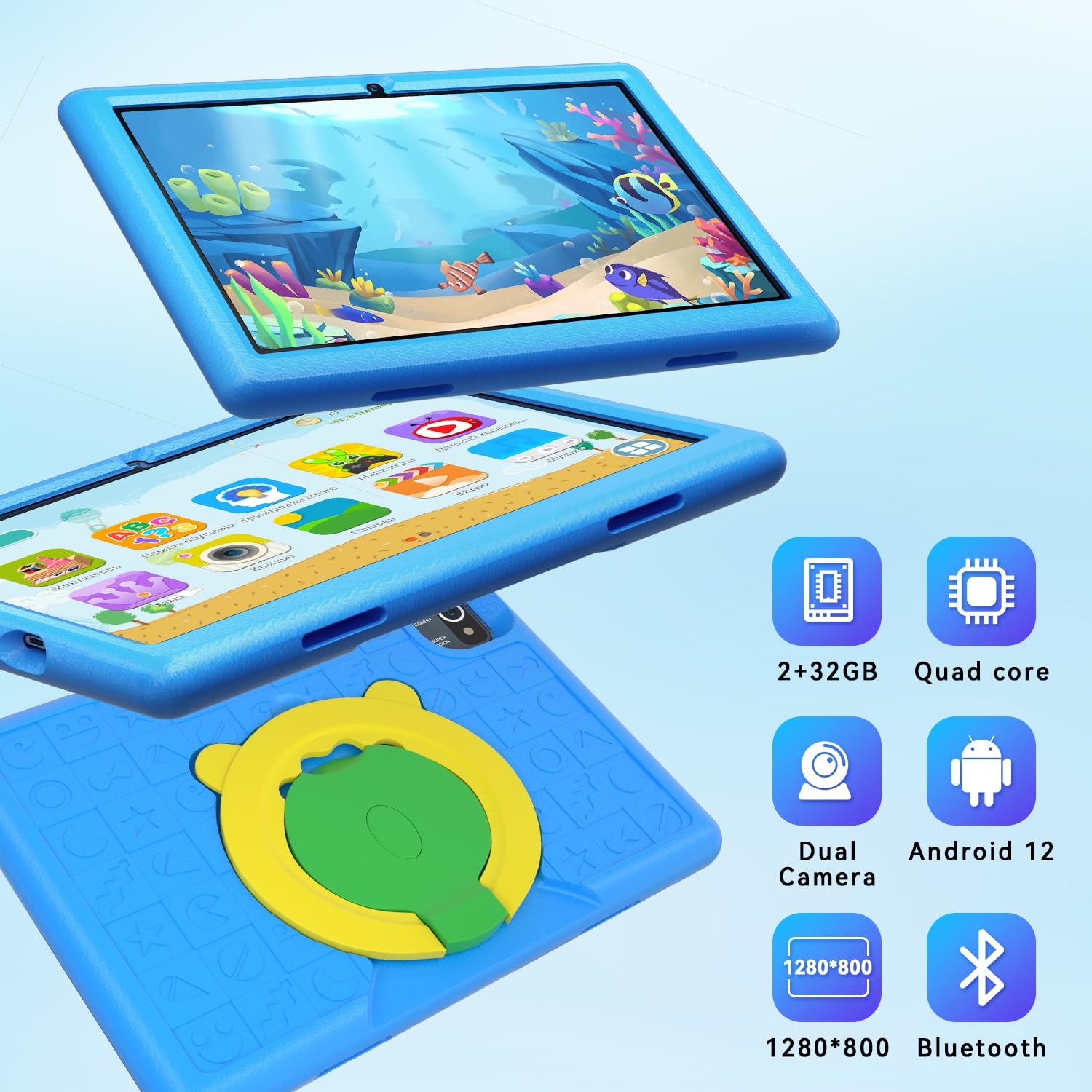 Snapklik.com : Tablet For Kids 10 Android 12 Kids Tablet