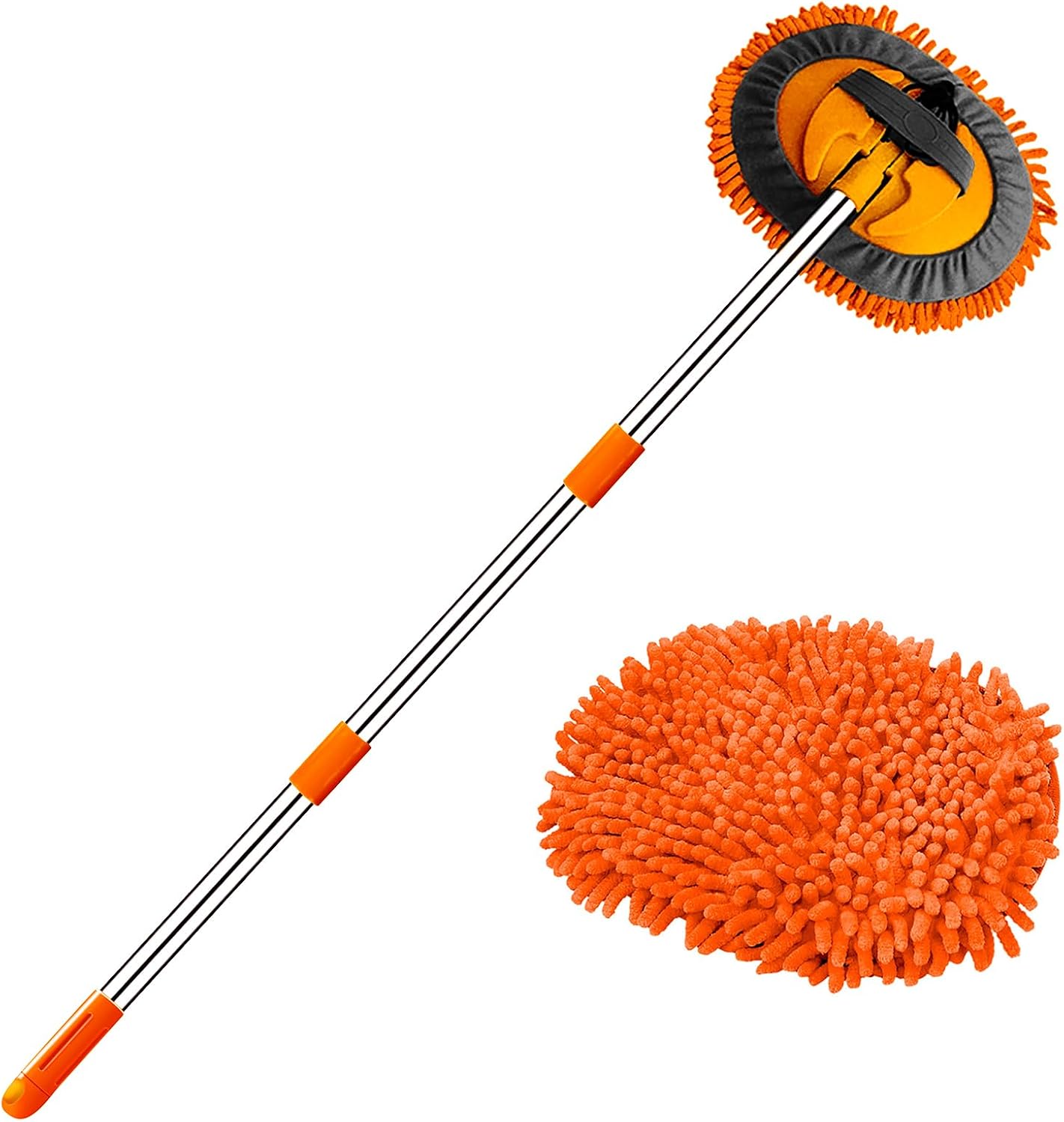 Willingheart 2 en 1 Cepillo para Lavar Carros 120 cm Kit de Limpieza ...