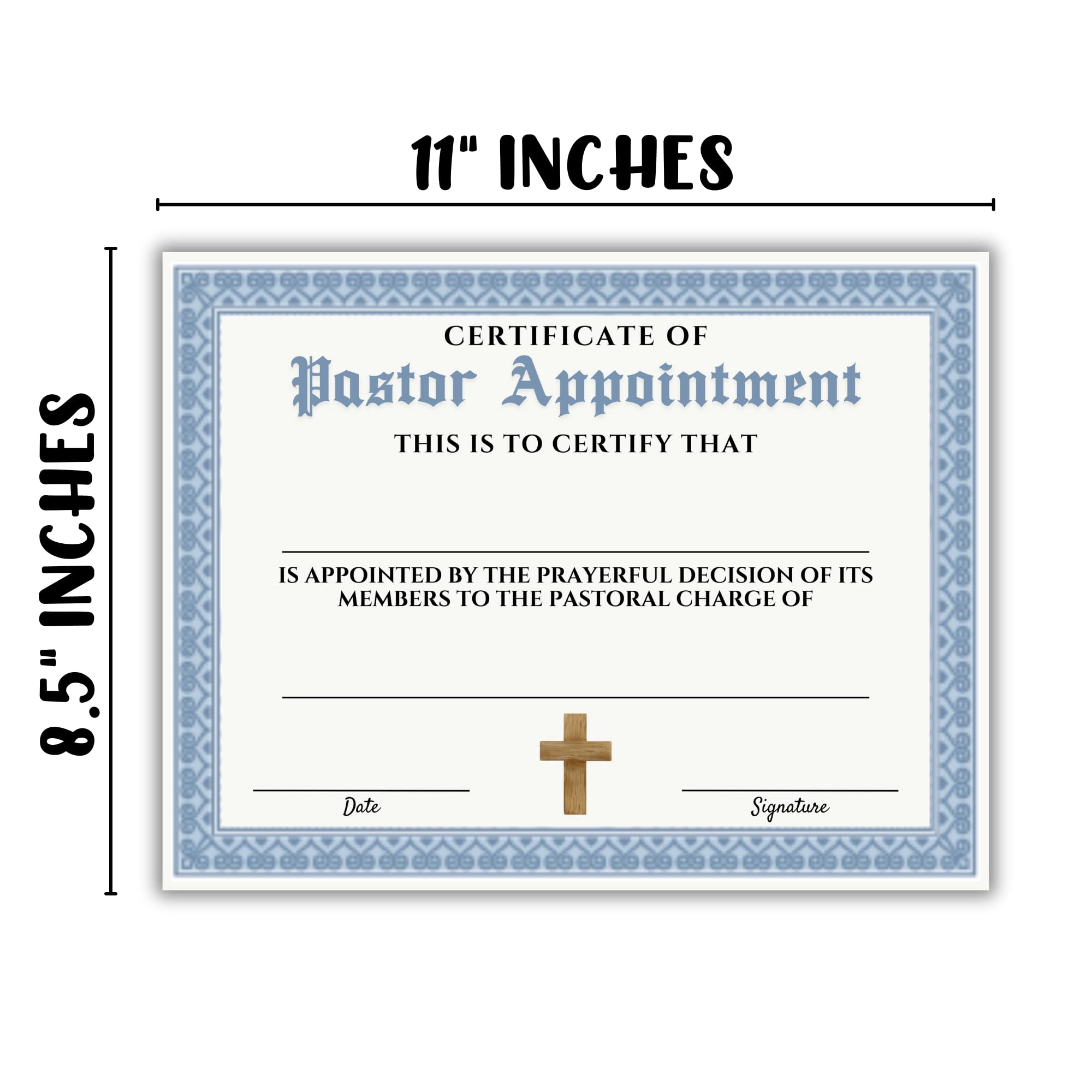 Pastor License Certificate Ordain