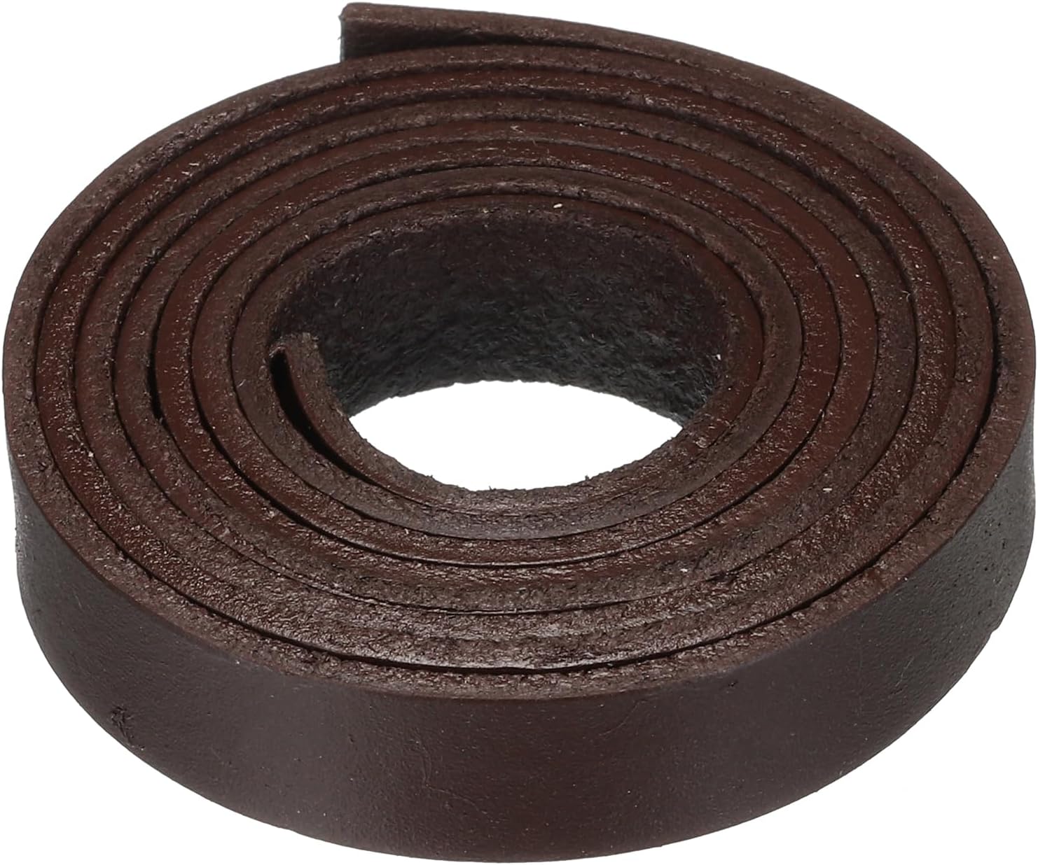 Amazon.com: uxcell 1.1 Yard 12mm Flat Leather Cord, Leather Lacing ...