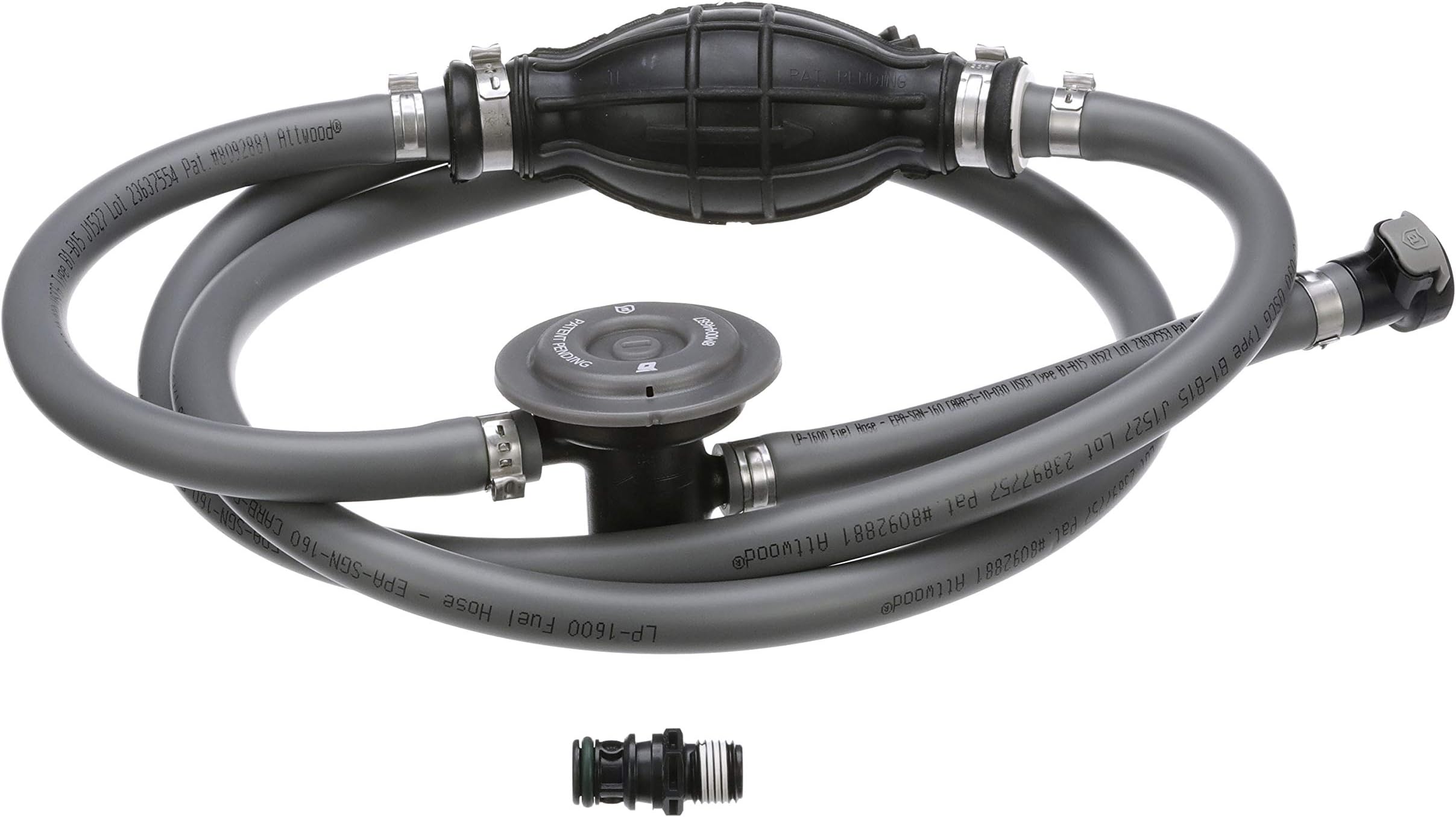 Attwood Mercury Fuel Line Assembly Kit with Fuel Demand Valve, 6-Feet x ...