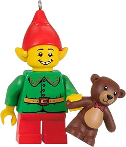 Amazon.com: Hallmark Keepsake Christmas Ornament 2021, Lego Elf and ...