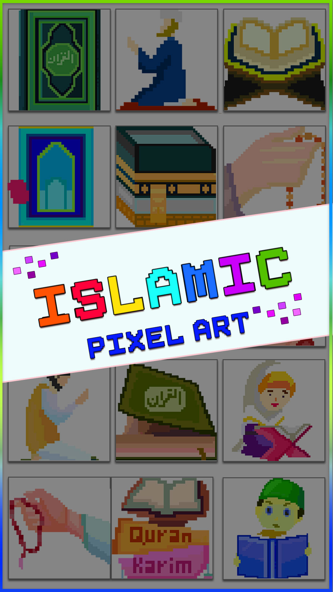 Islamic Pixel Art Color By Number - Muslims Coloring Book - App on ...