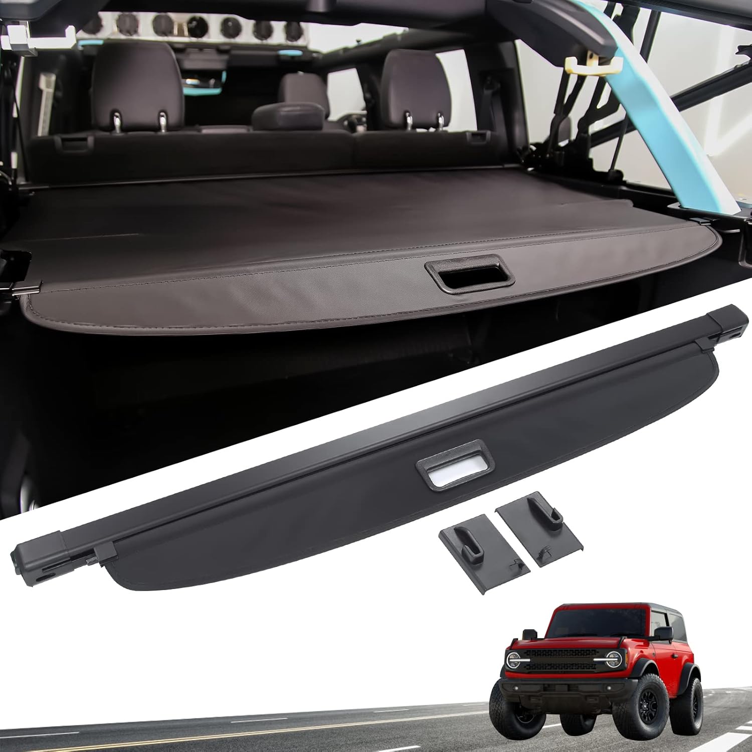 Amazon.com: Terfulnel Cargo Trunk Cover for 2021 2022 2023 Ford Bronco ...
