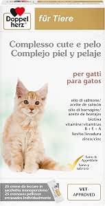 Doppelherz Skin and Hair Complex for Cats, Support Dermal Function in ...