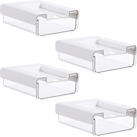 Amazon.com: bakedbanana Hidden Self-Adhesive Under Desk Drawer/Storage ...