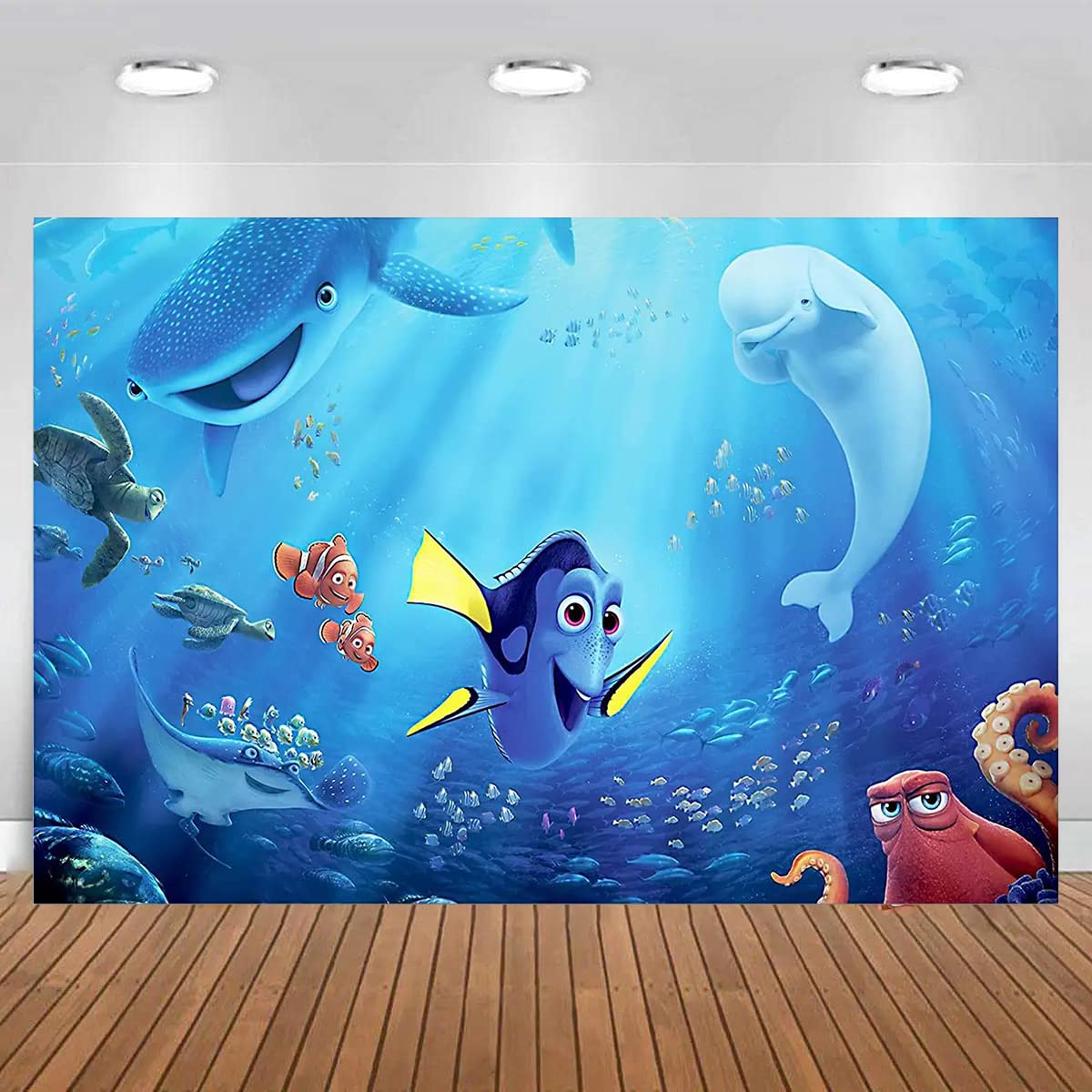 Buy 5*3FT Finding Nemo Backdrop for Party Decoration Happy Birthday ...