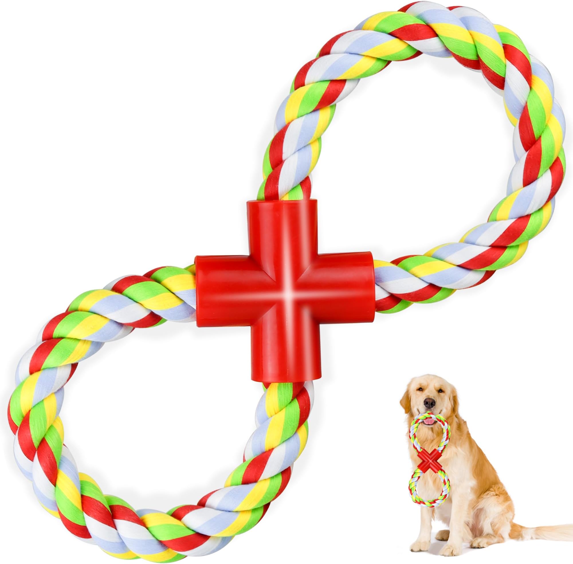 Amazon.com : GHOBROFY Dog Rope Toys for Aggressive Chewers, Tough Dog ...