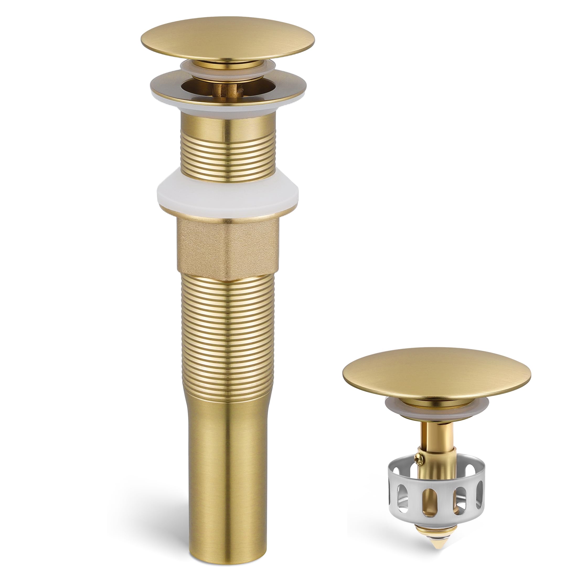 Snapklik.com : KES Sink Drain Without Overflow Anti Clogging Pop Up Drain
