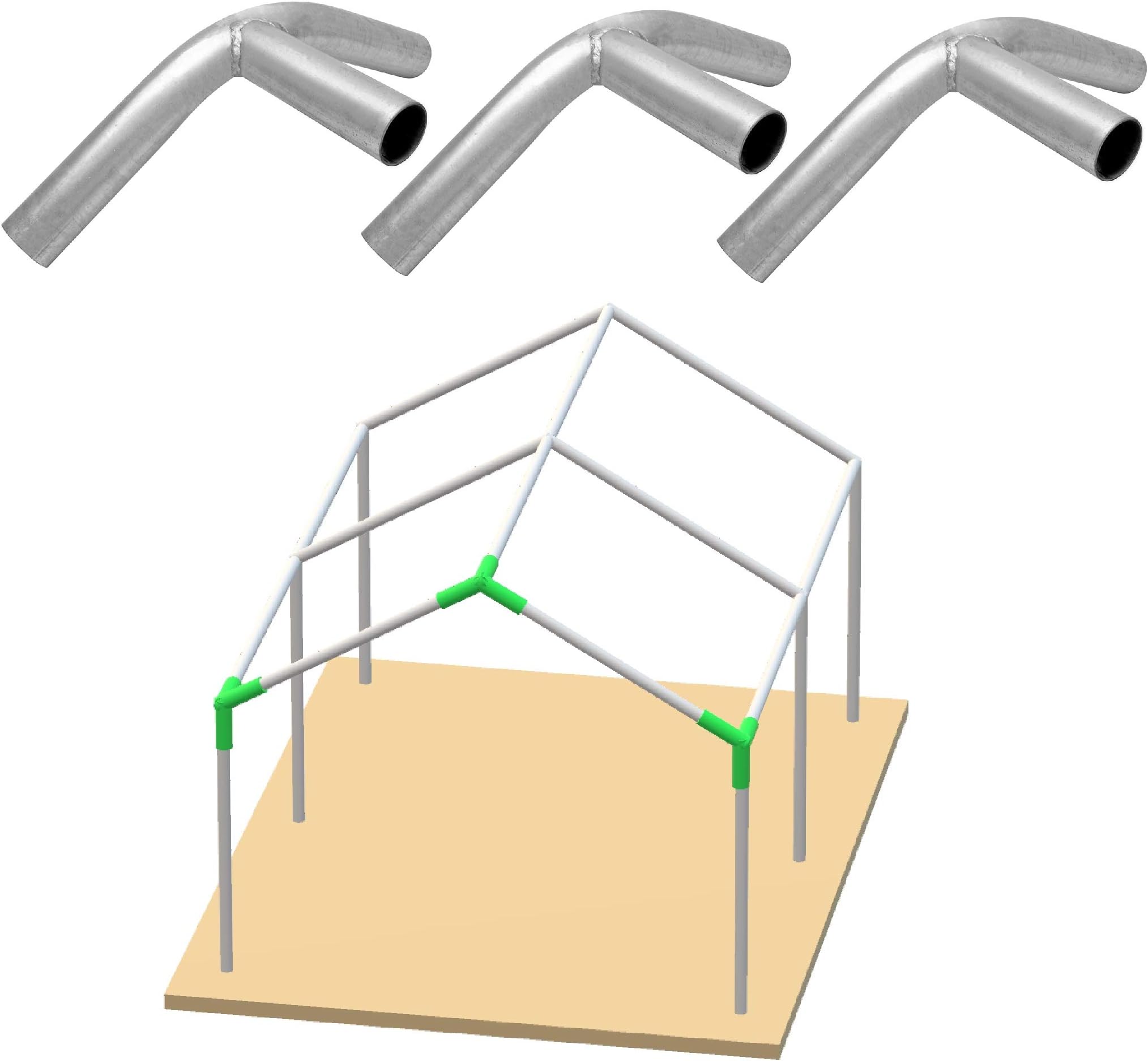 Amazon.com: Canopy Tent Fittings 1-3/4" Connectors 3 Way, 4 Way Set for ...