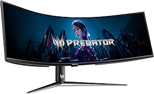 Predator Z57 Gaming Monitor 57 Inch DUHD, VA, 120Hz, 1ms , DP 1.4, 2xHDMI 2.1, Type-C 90W, USB ...