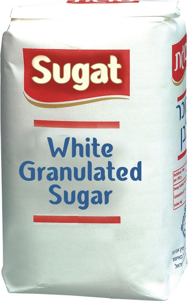Amazon.com: Sugat White Granular Sugar, Passover, 2.2000-pounds (Pack of 5)