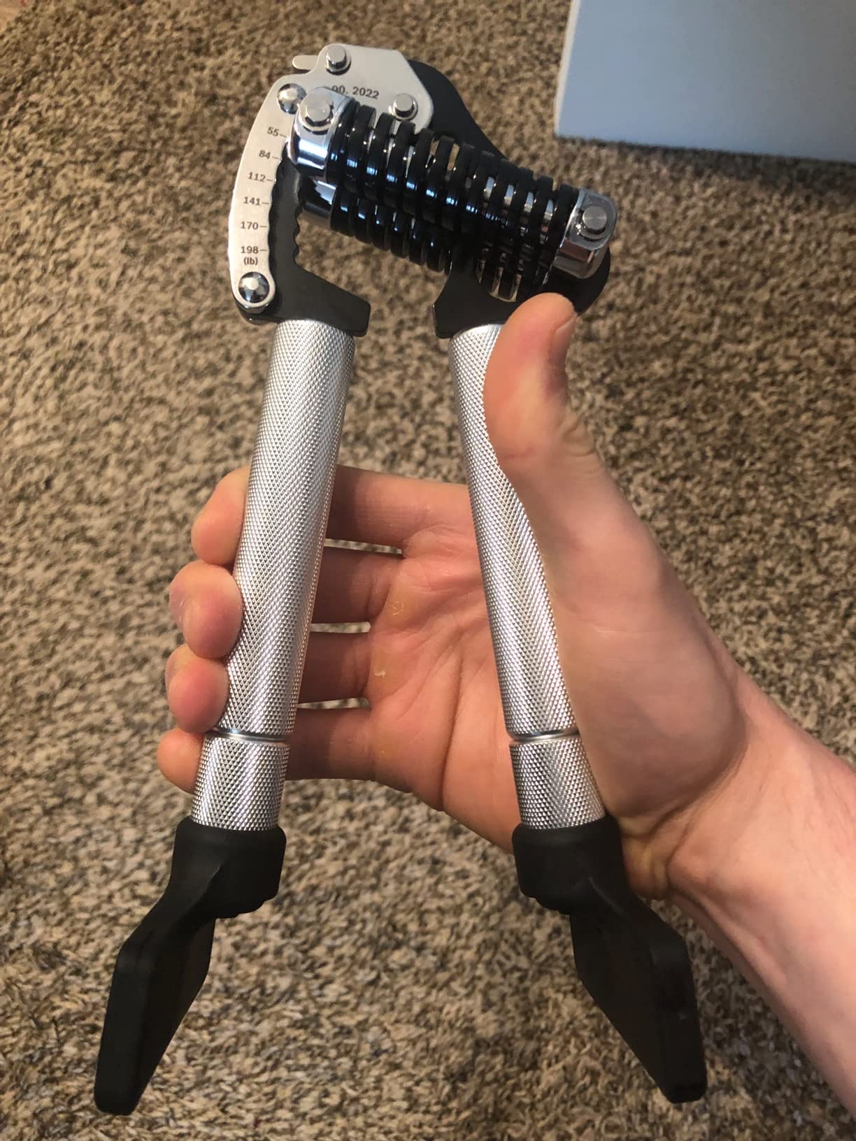 Amazon.com : GD Iron Grip EXT 90 Adjustable Hand Gripper 55 to 198 lb ...