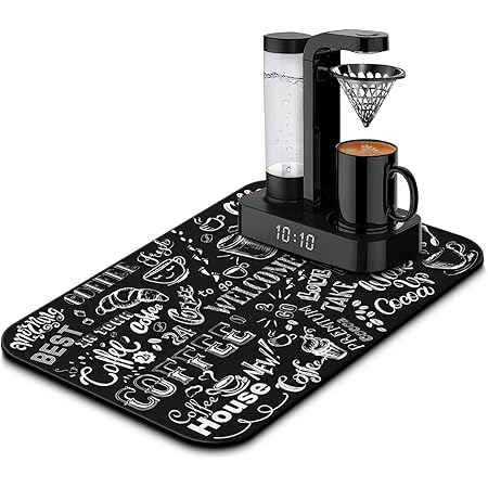 Amazon.com: Fun Coffee Mat 19inx12in,Coffee Bar Mat for Countertops ...