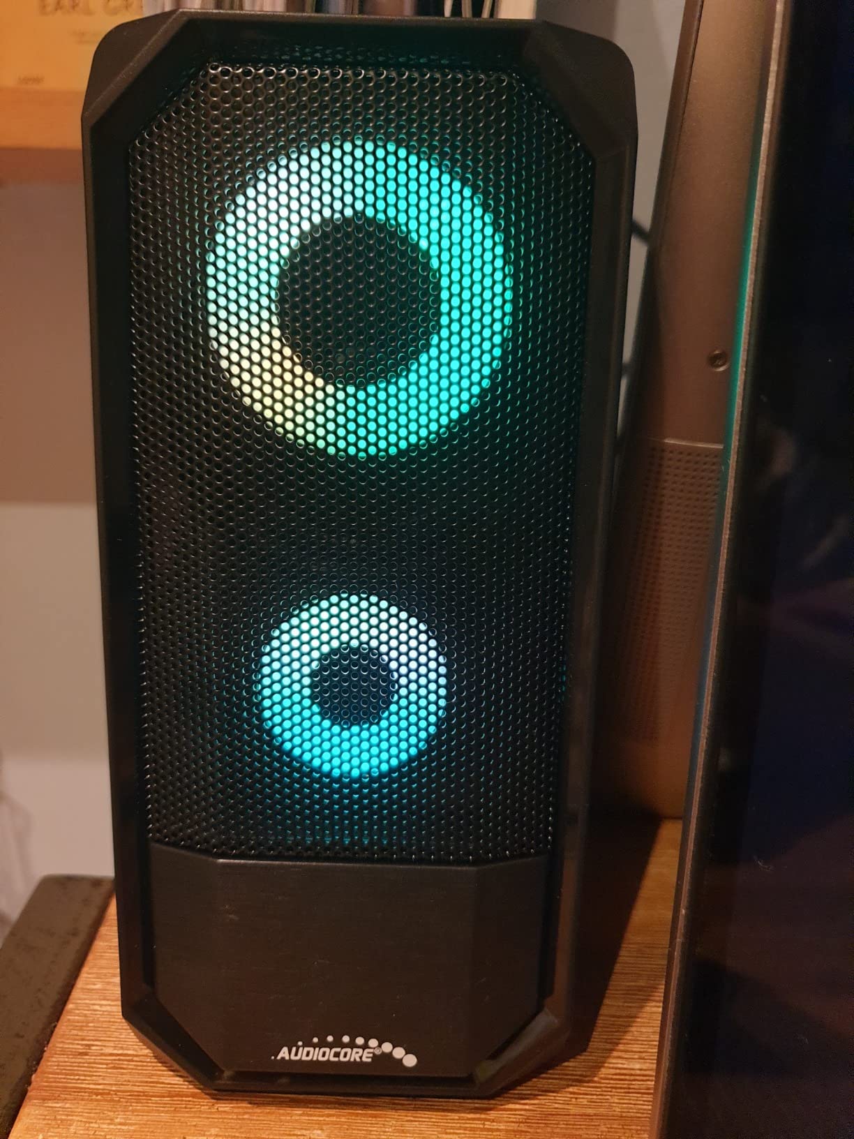 Audiocore AC845 Bluetooth-Lautsprecher mit LED-Hintergrundbeluchtung ...