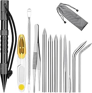 Amazon.com: MONOBIN 12 Pcs Paracord FID Set Paracord Tools with ...