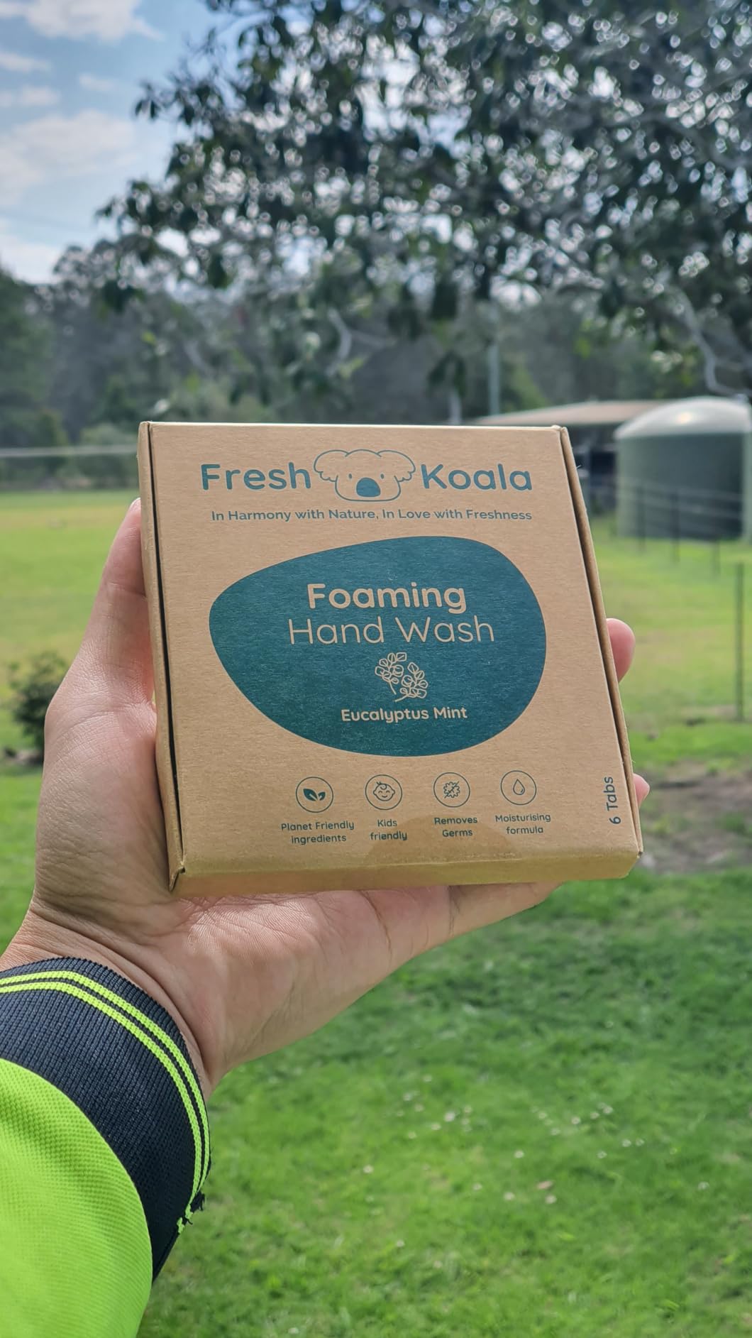 Fresh Koala Foaming Hand Soap Tablets (6 Pack) – Eco-Friendly Natural ...
