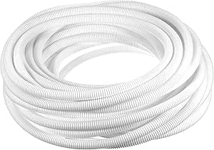 Amazon.com: uxcell 3/8 Inch x 50 Ft Split Wire Loom Tubing, Guard ...