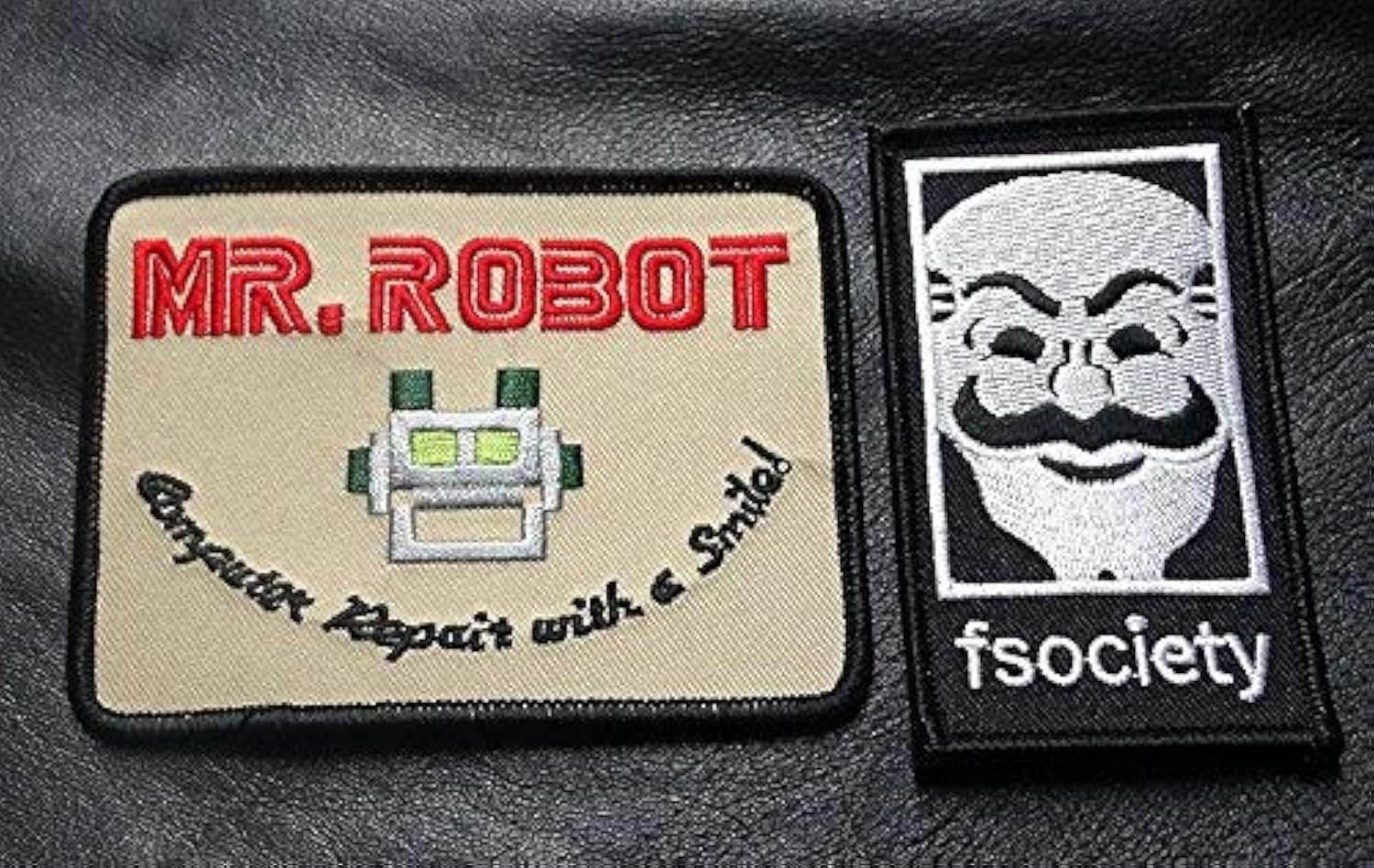 Amazon.com: MR Robot Fsociety TV Show Embroidery Patch Halloween ...