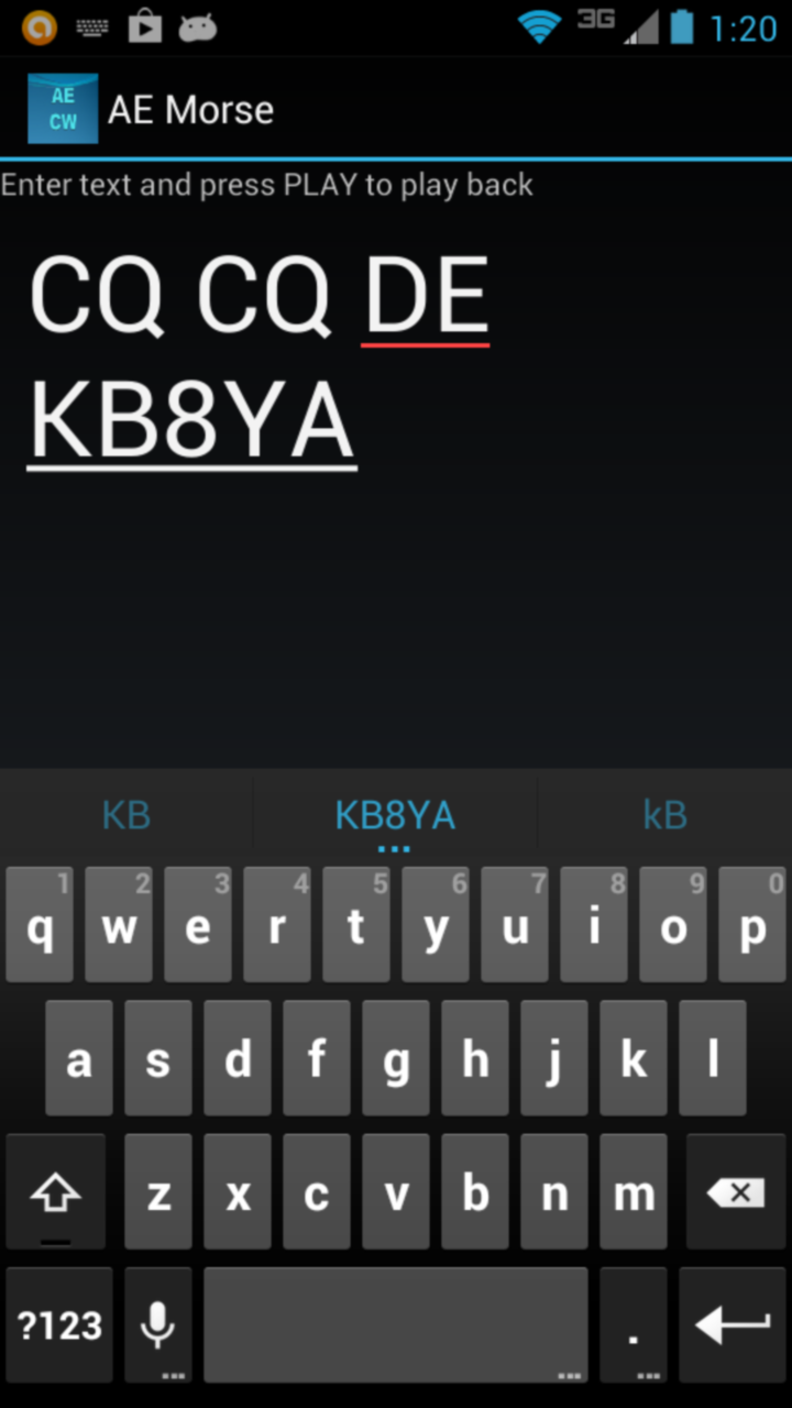 AE Morse Code Tutor - App on Amazon Appstore