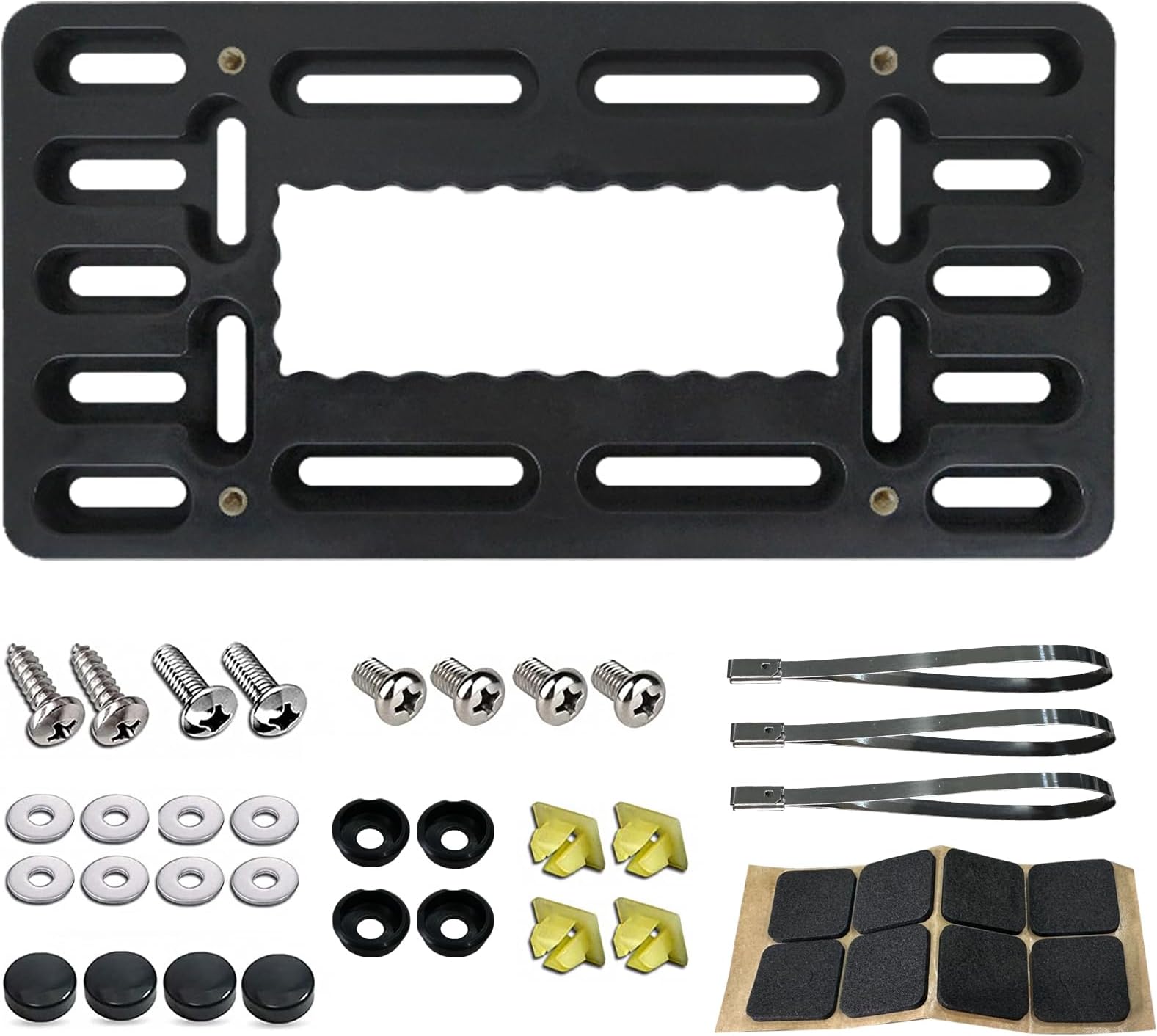 Amazon.com: CHRYMUM Front License Plate Bracket Holder- Front License ...