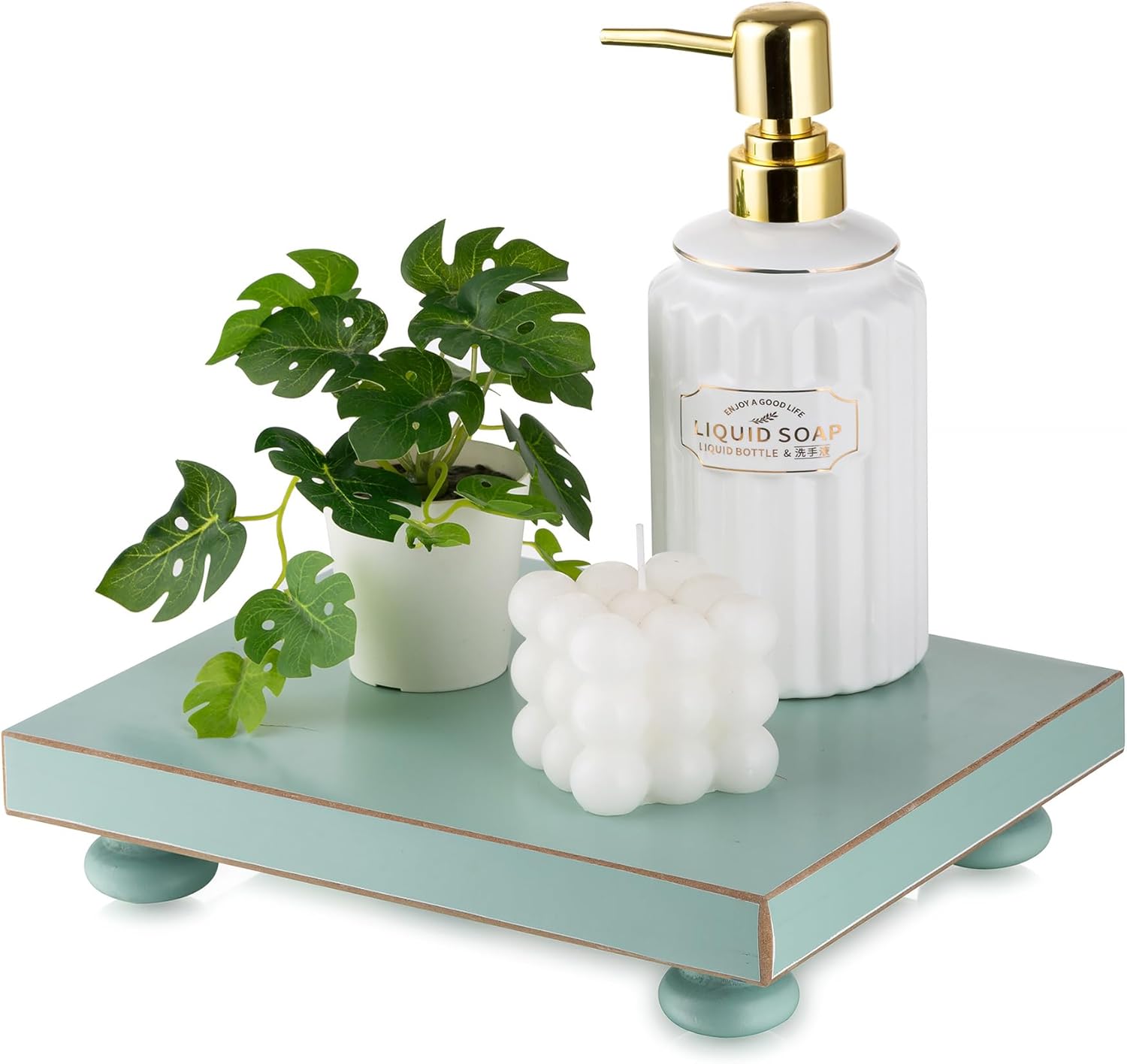 Amazon.com: Hanobe Bathroom Pedestal Stand Risers: Decorative Display ...