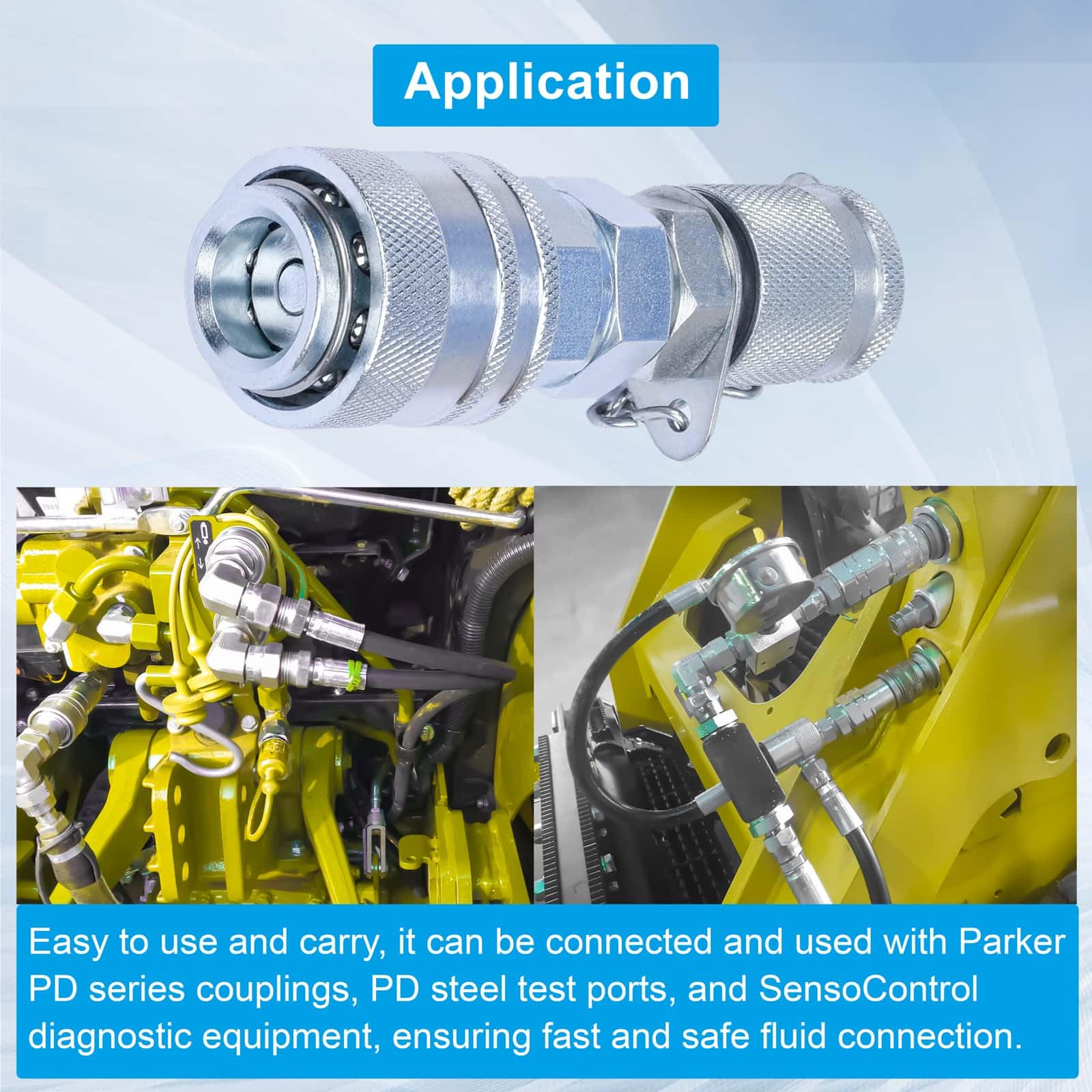 Snapklik.com : Adap-Cat Hydraulic Pressure Test Coupling Kit, G1/8 ...