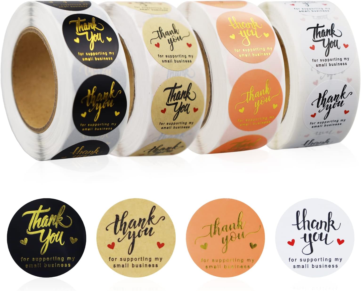 250 Pcs Star Review Delivery Labels Thank You for Your Order Stickers 2 ...