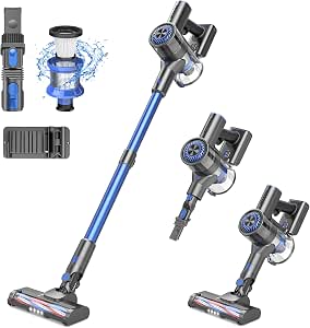 Amazon.com - POGAI Cordless Vacuum Cleaner, Cordless Vacuum with 80000 ...