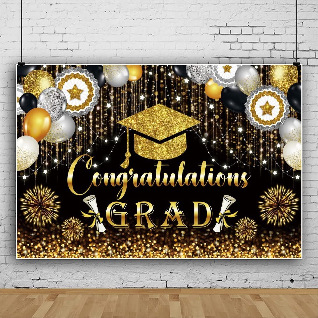 DASHAN Graduation Backdrop - Gold Sequins Polyester Sri Lanka | Ubuy