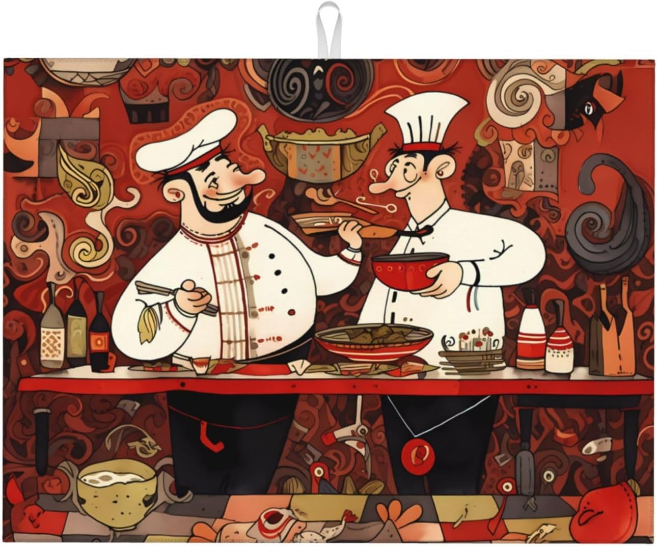 Amazon.com: Cook Chef Kitchen Drying Mats for Dishes 24" x 18" XL ...