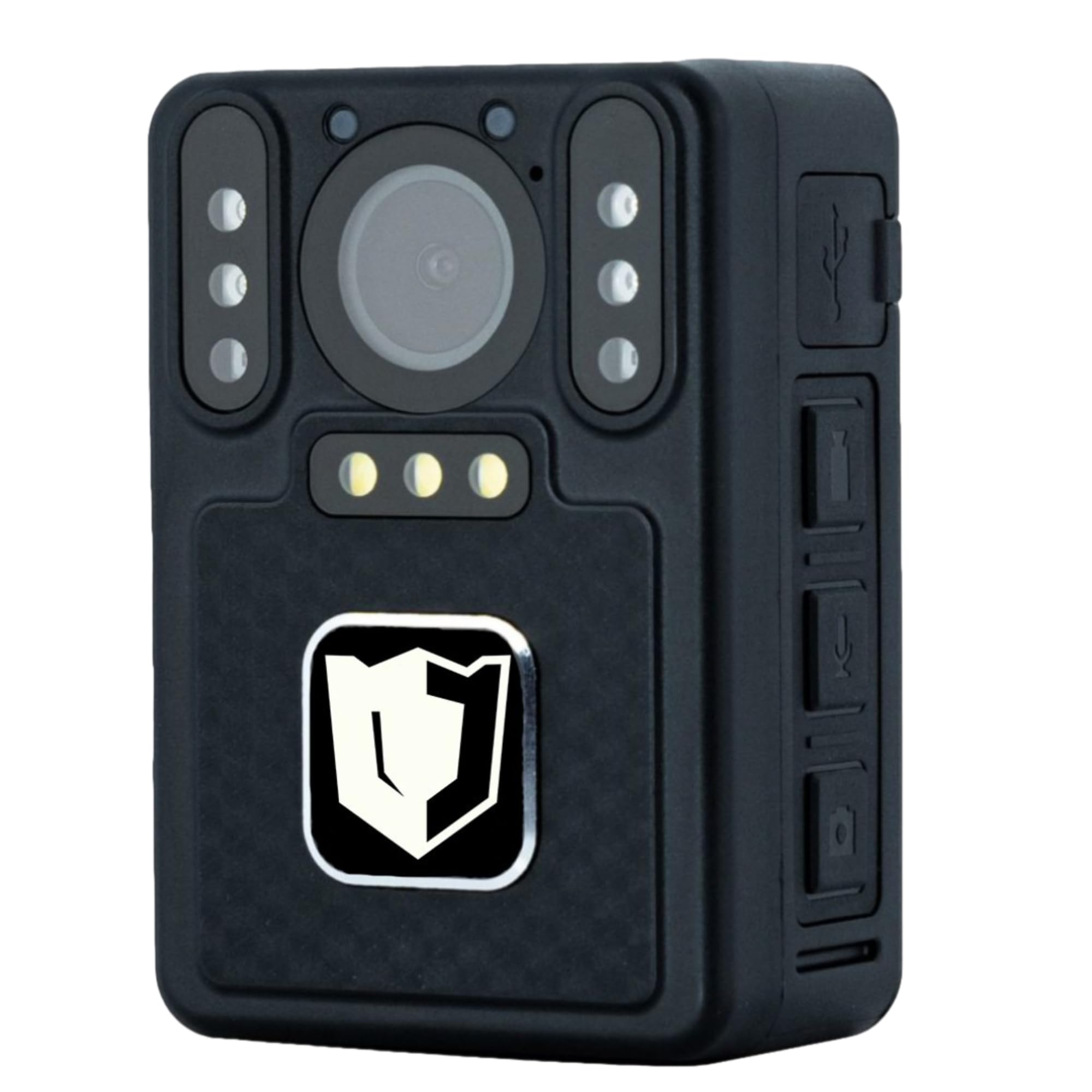 Glasses Camera 4k With Audio F1-64G WiFi GPS Police Body Worn Camera IP66 Waterproof Law ...