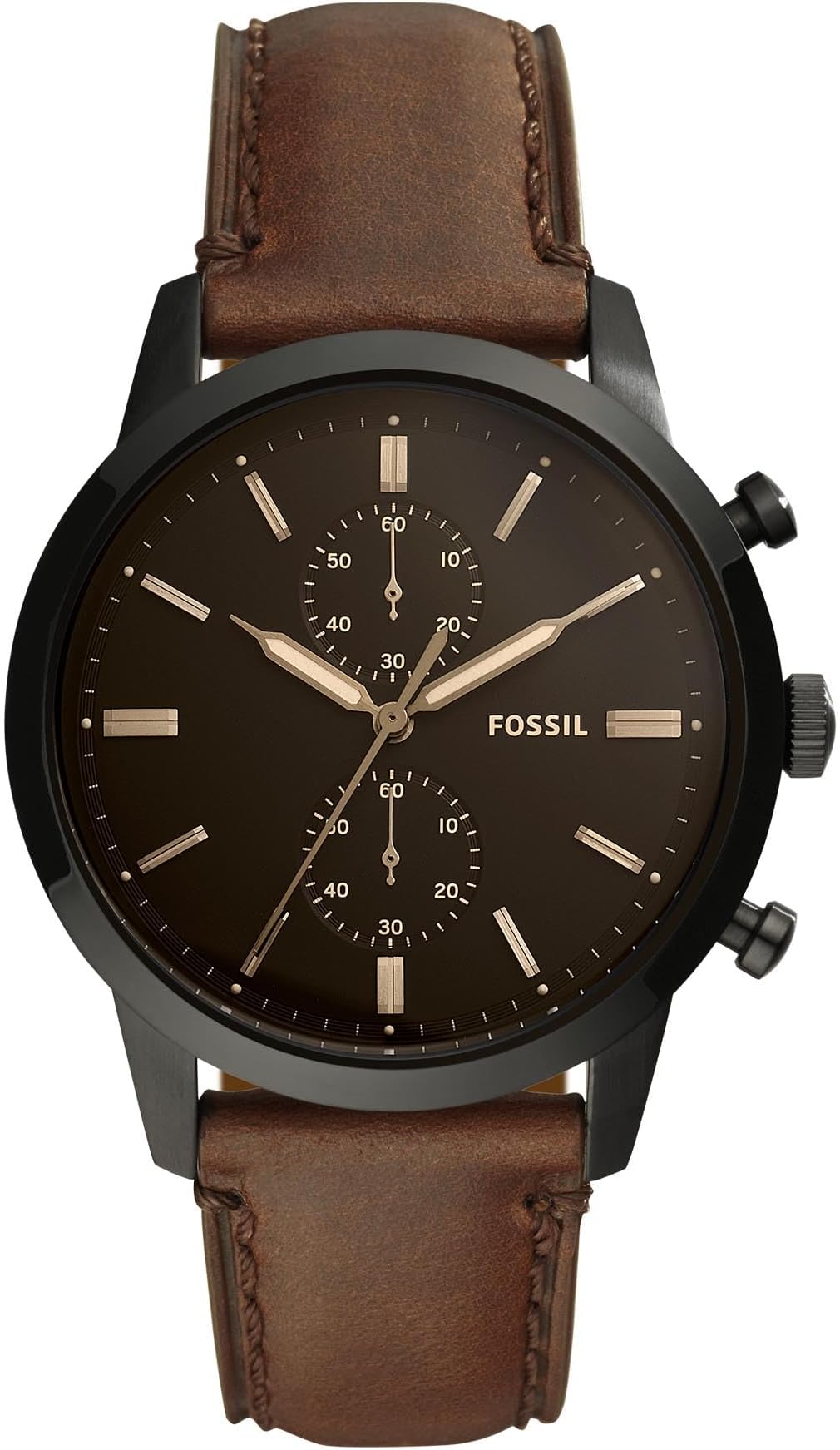 Fossil Reloj para hombre Townsman 44mm, movimiento cronógrafo de cuarzo ...