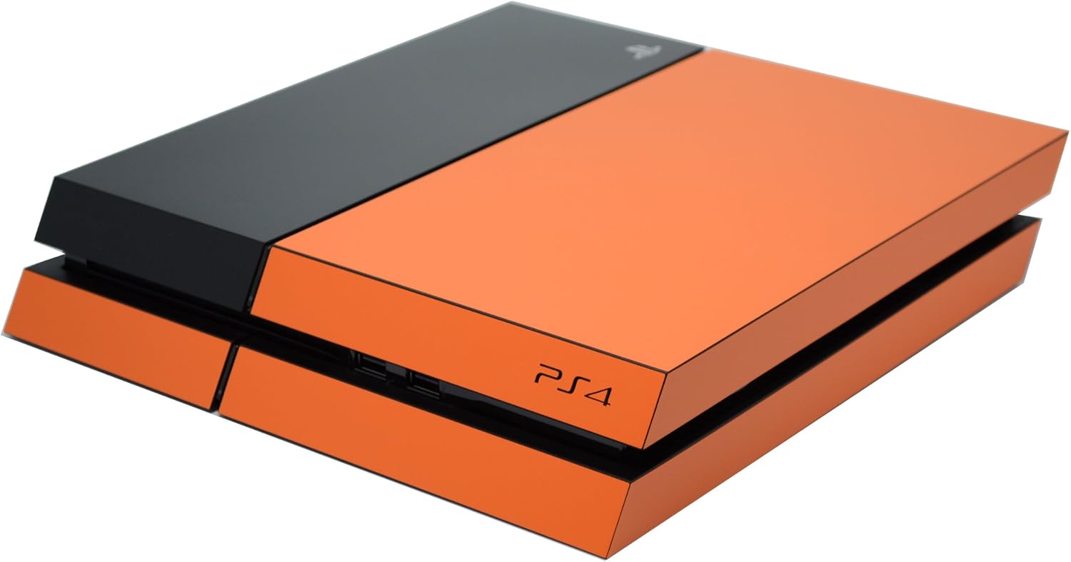 Amazon.com: ORANGE & BLACK Matt Finish TWO TONE Colorful Accessory Wrap Sticker Skin Cover Decal ...