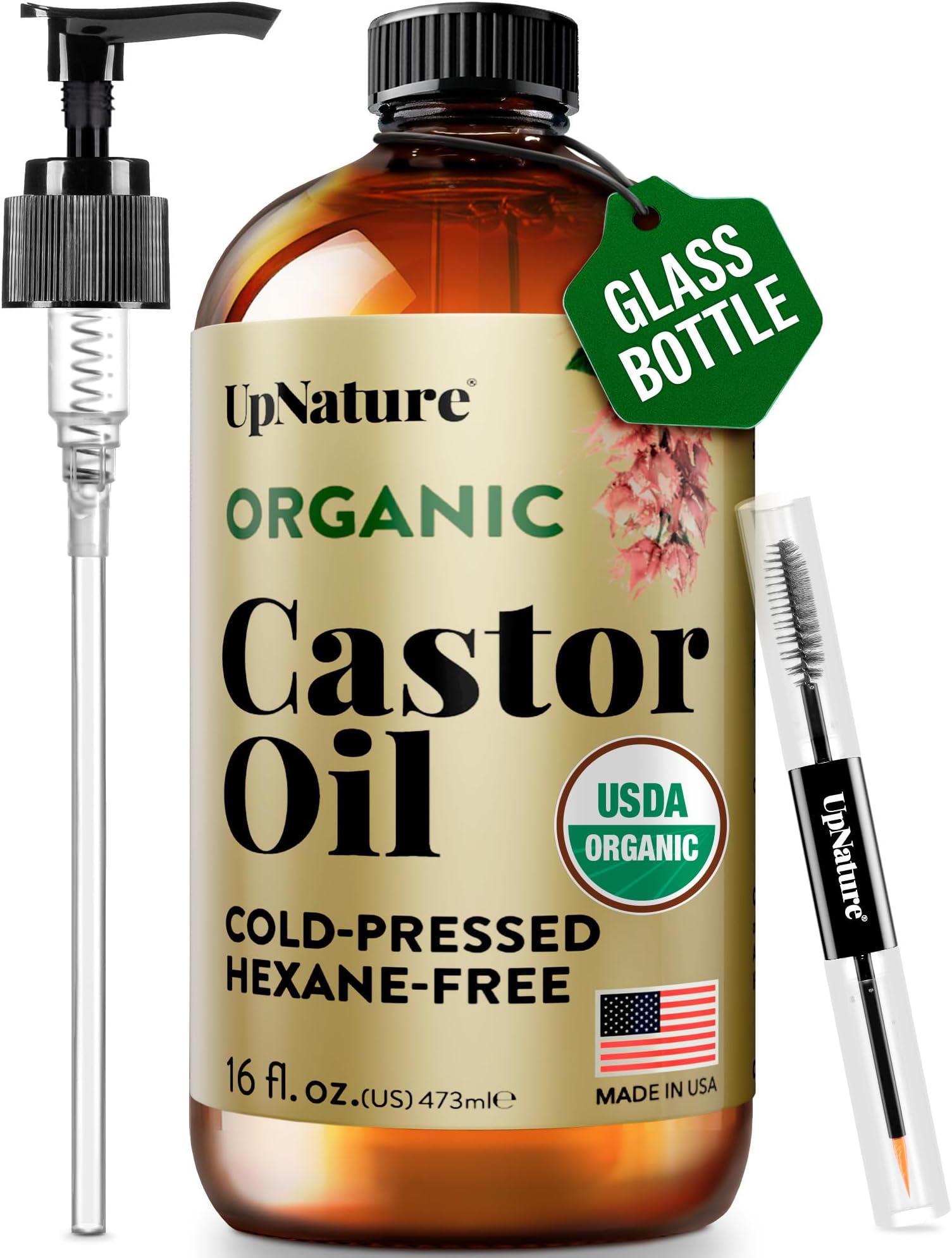 Amazon.com: Seven Minerals Organic Castor Oil with Jojoba & Vitamin E ...