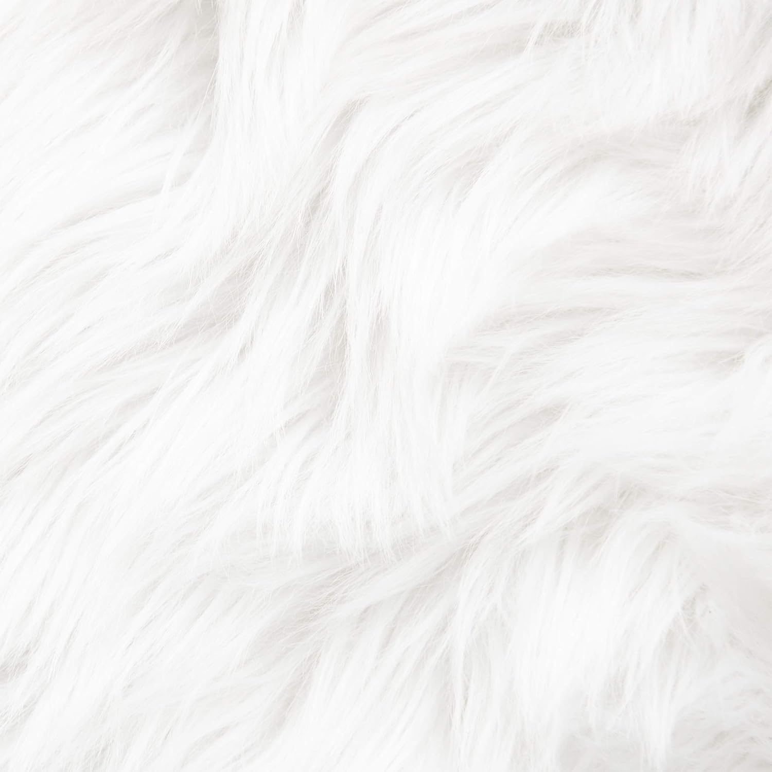 Faux Fur Fabric Shaggy Craft Fur White Fur for Crafts,Gnomes,Costume ...