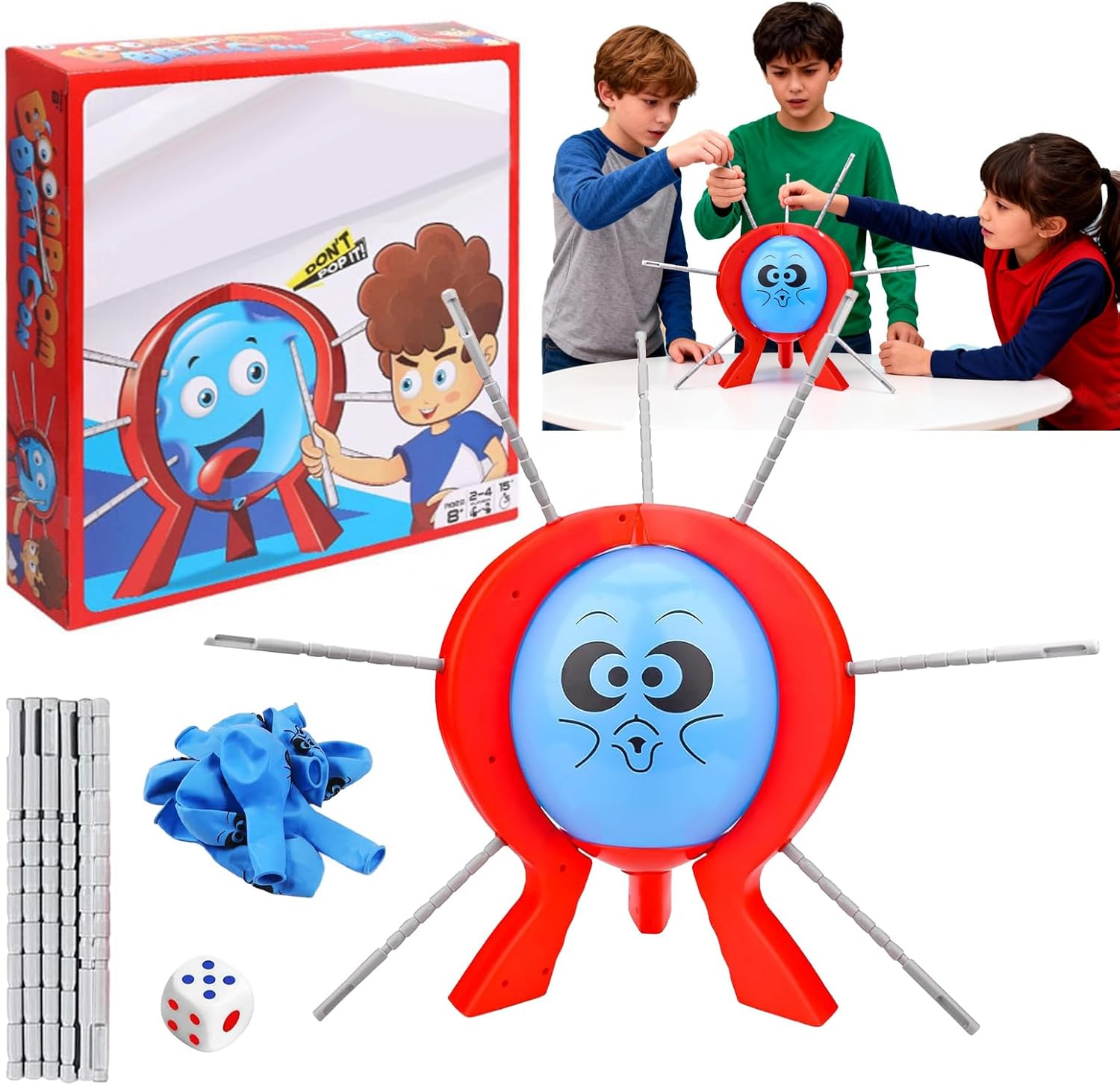 Desktop Balloon Game, Balloon Burst Game Family Board Games, BoomBoom ...
