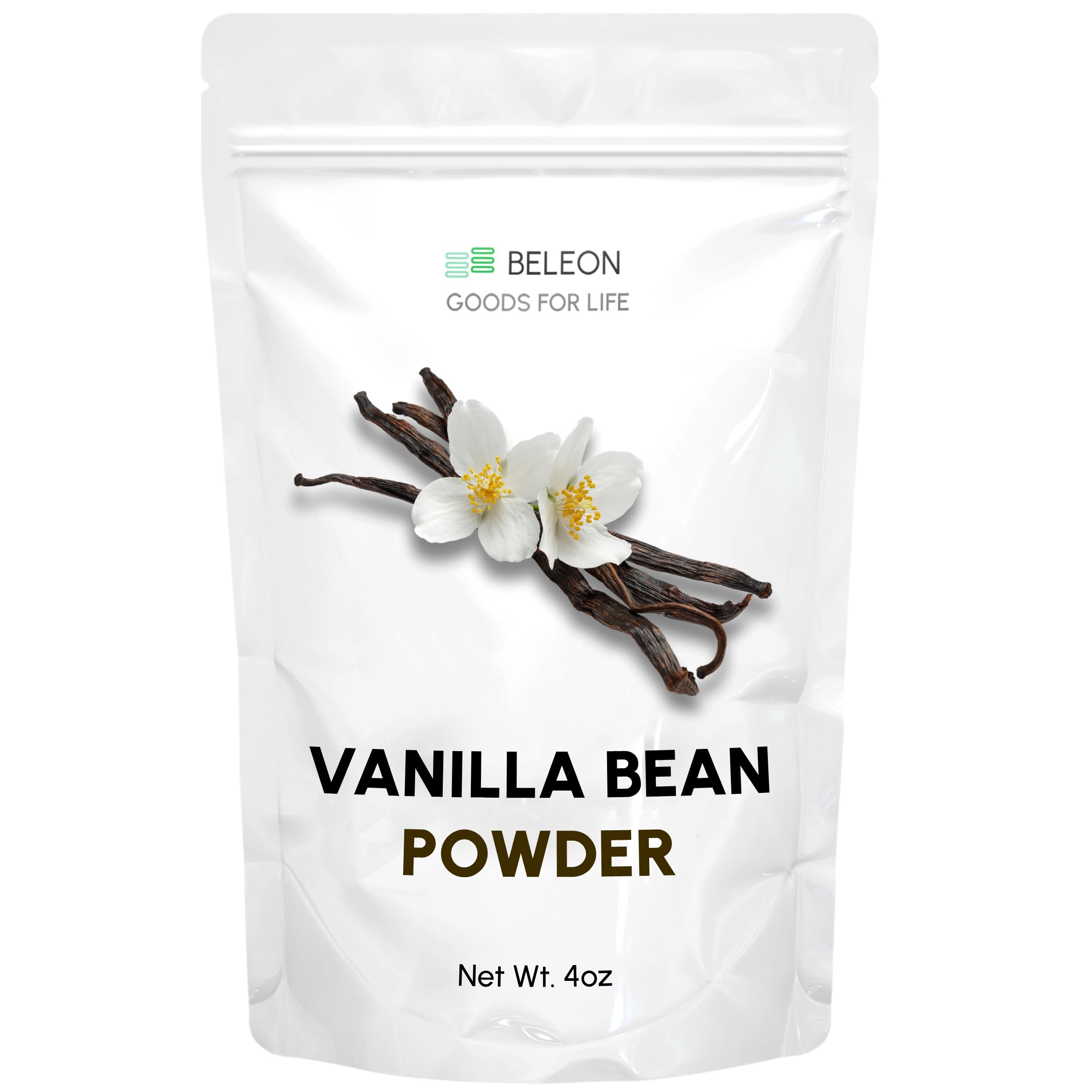 Amazon.com: Vanilla Bean Powder 4 oz - Bourbon Vanilla, Pure Vanilla ...