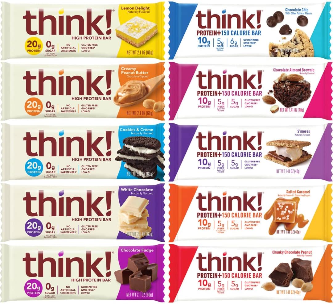 Amazon.com : Protein Bars, Assorted Variety Pack - High Protein Snacks ...