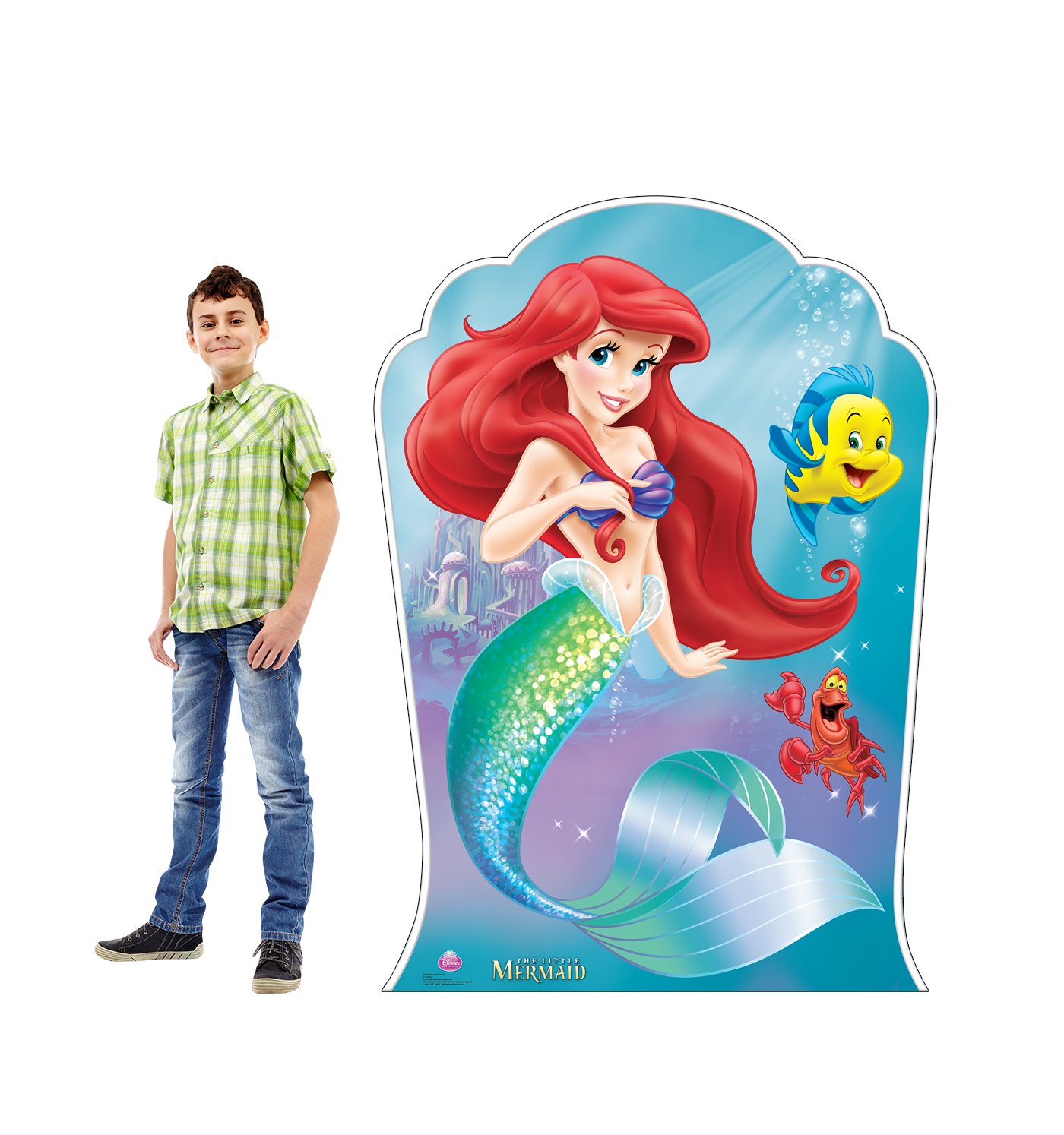 Buy Advanced Graphics Ariel and Friends Life Size Cardboard Cutout ...