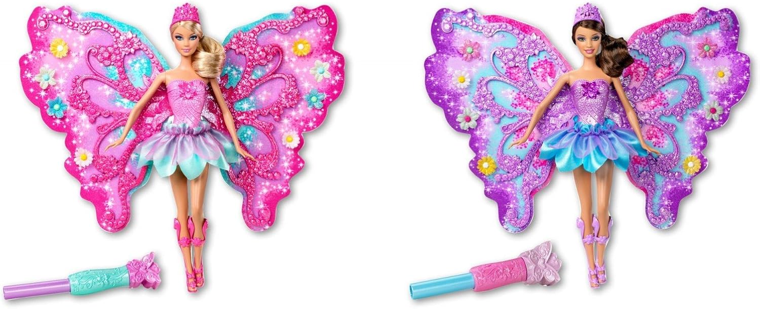 Amazon.com: Barbie Flower 'N Flutter Fairy Assortment : Toys & Games