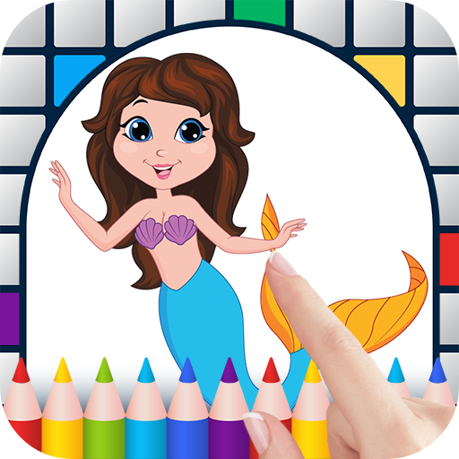 Mermaids Color by Number - Free Pixel Art Game - Coloring Book Pages ...