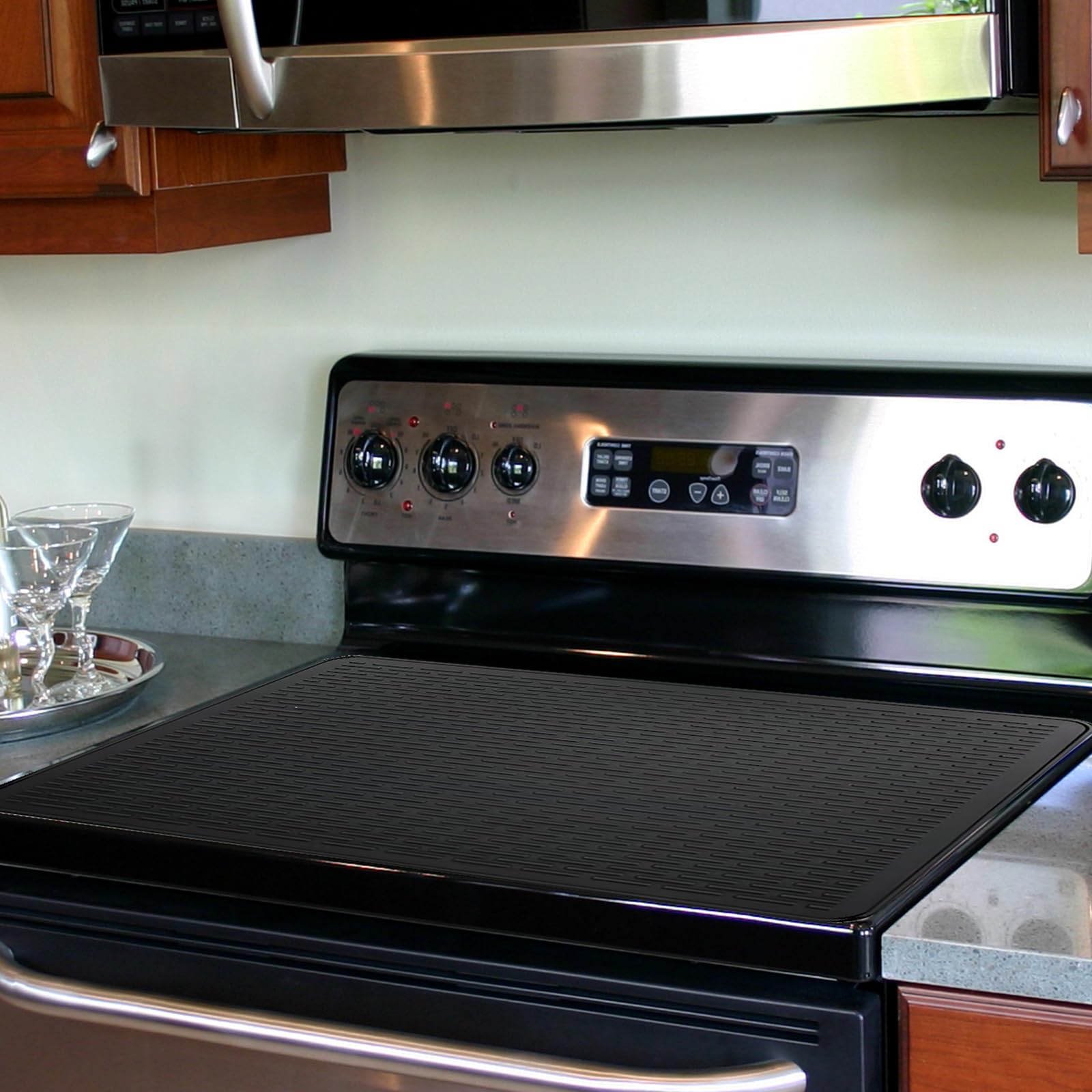 Stove Top Covers for Electric Stove,28 x 20 Inch Silicone Stove Mat for ...