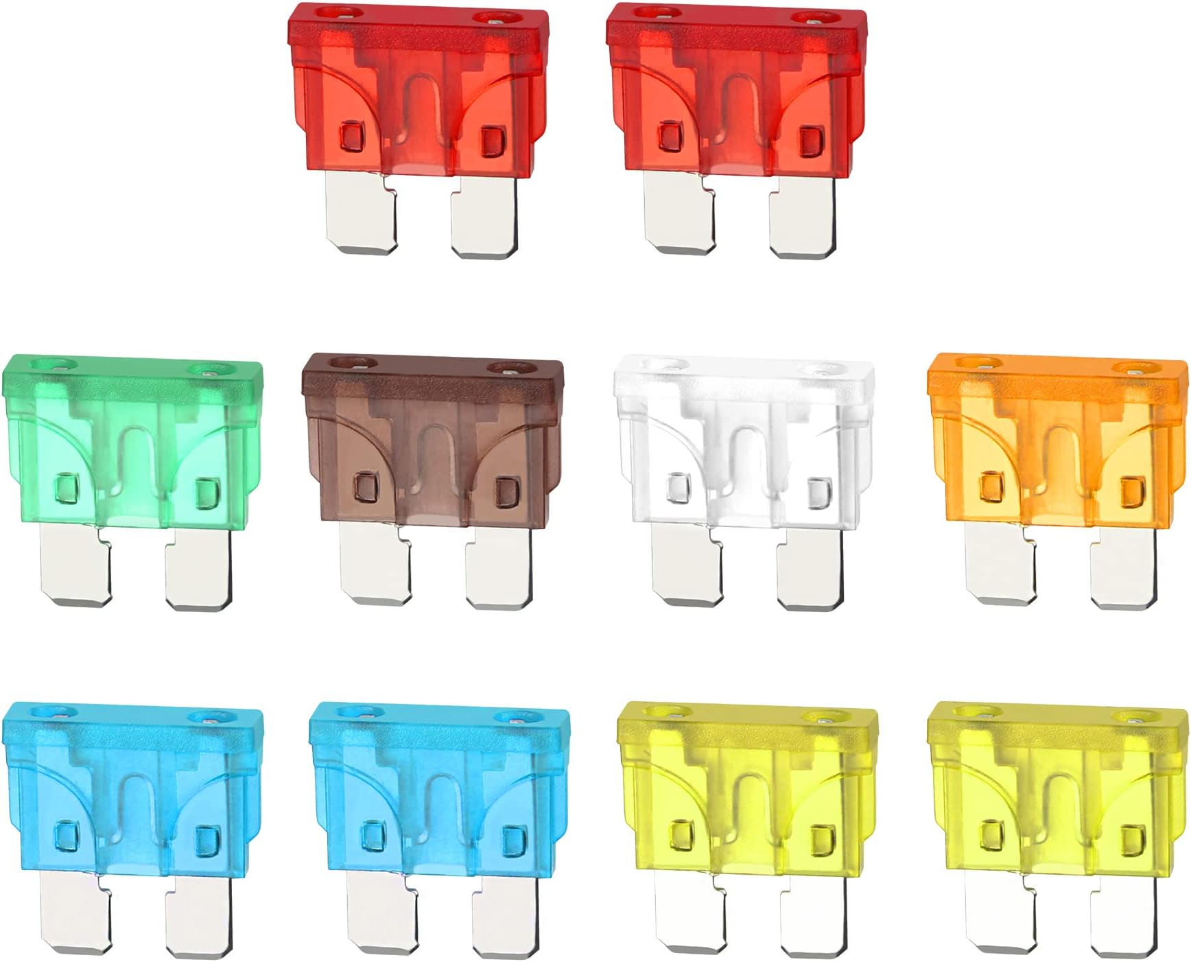 Amazon.com: Car Fuses Kit,Car Fuses Assortment Kit,Blade-Type Fuses ...
