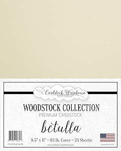 Cardstock Warehouse Woodstock Betulla Off White Premium Cardstock Paper ...