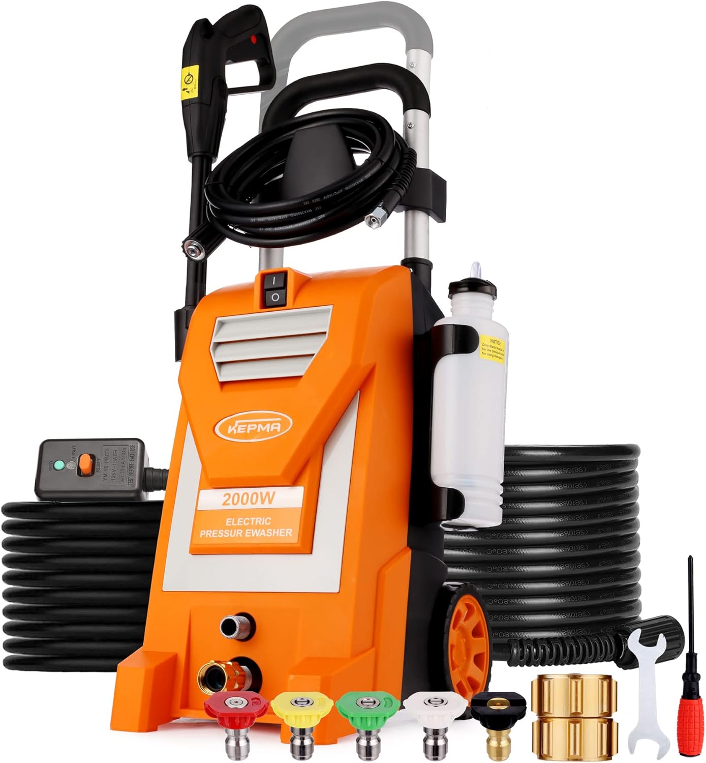 Amazon.com : Electric Pressure Washer Power Washer 3335CU Cleaning ...