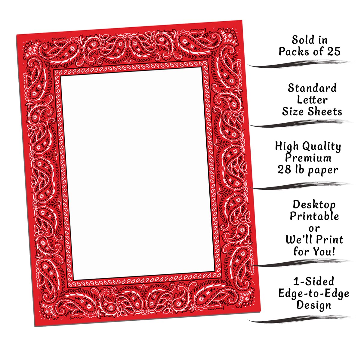 Bandana Invitation Cards