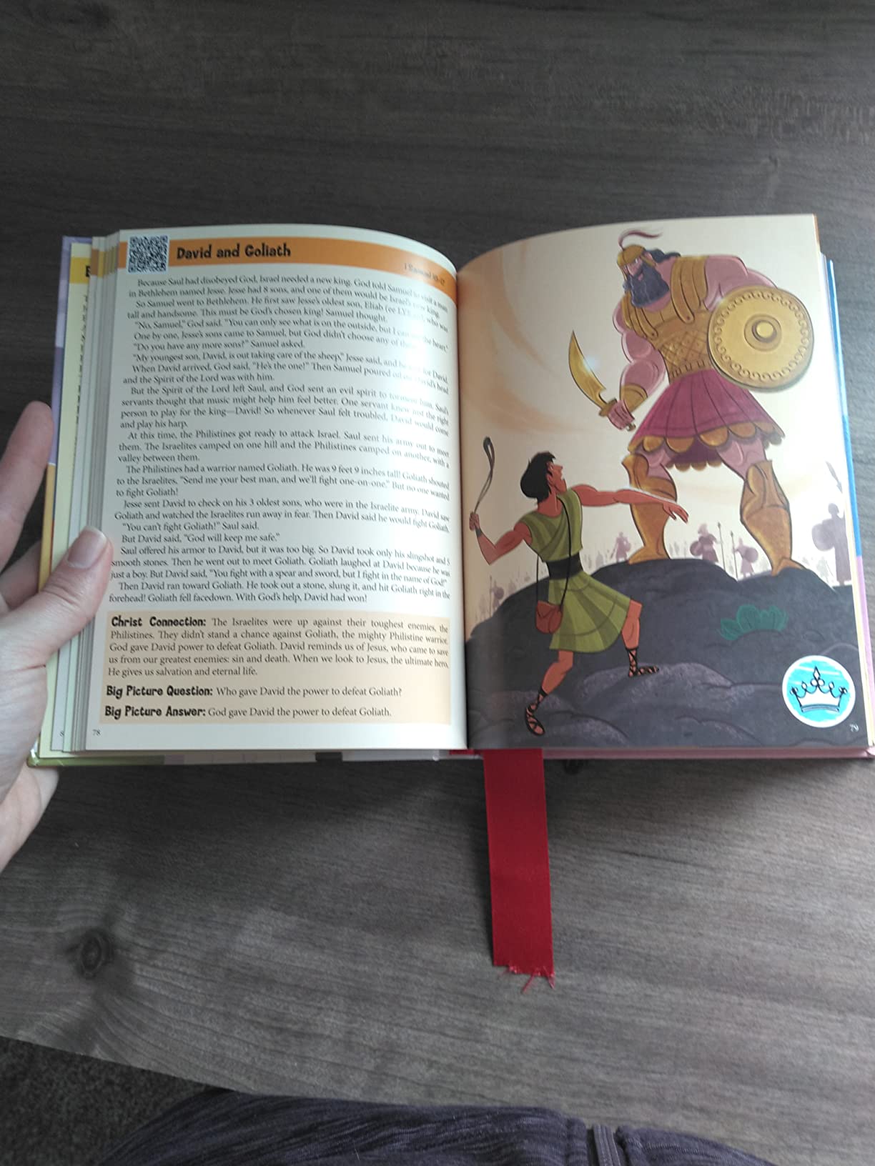 One Big Story Bible Storybook, Hardcover: Connecting Christ Throughout ...