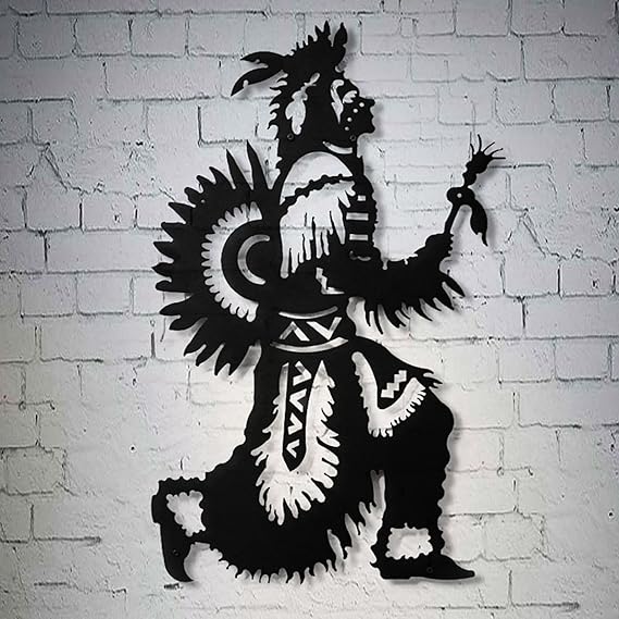 Amazon.com: BEVUVA Native American Metal Wall Decor, Amerindian Sign ...