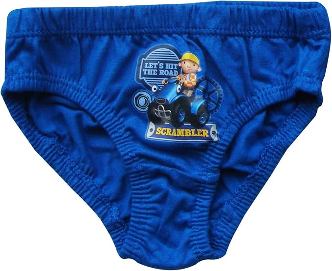 Bob The Builder Boys 6 Pack Briefs. Assorted Designs. Official ...